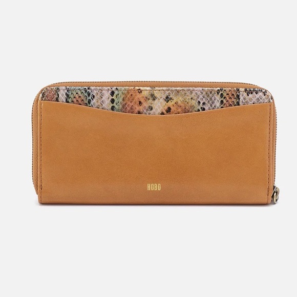 HOBO | Bags | Nwt Hobo Max Large Zip Around Wallet In Mixed Leathers ...